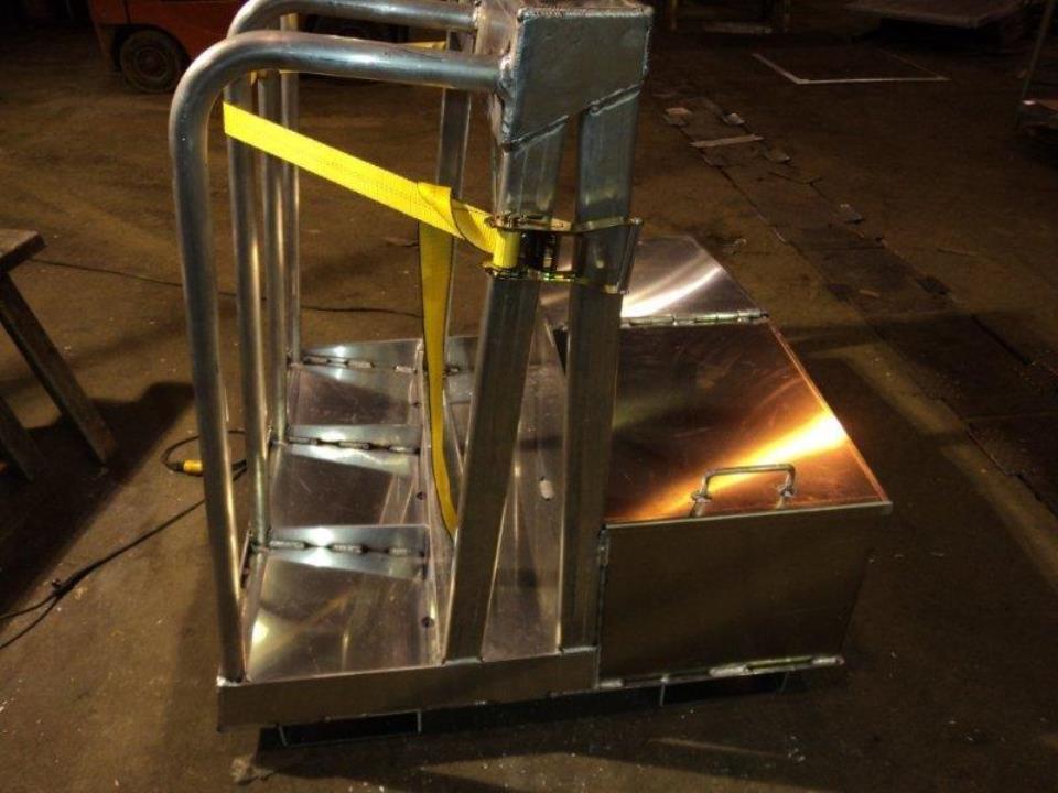 Aluminum Rod Rack with Bit Box