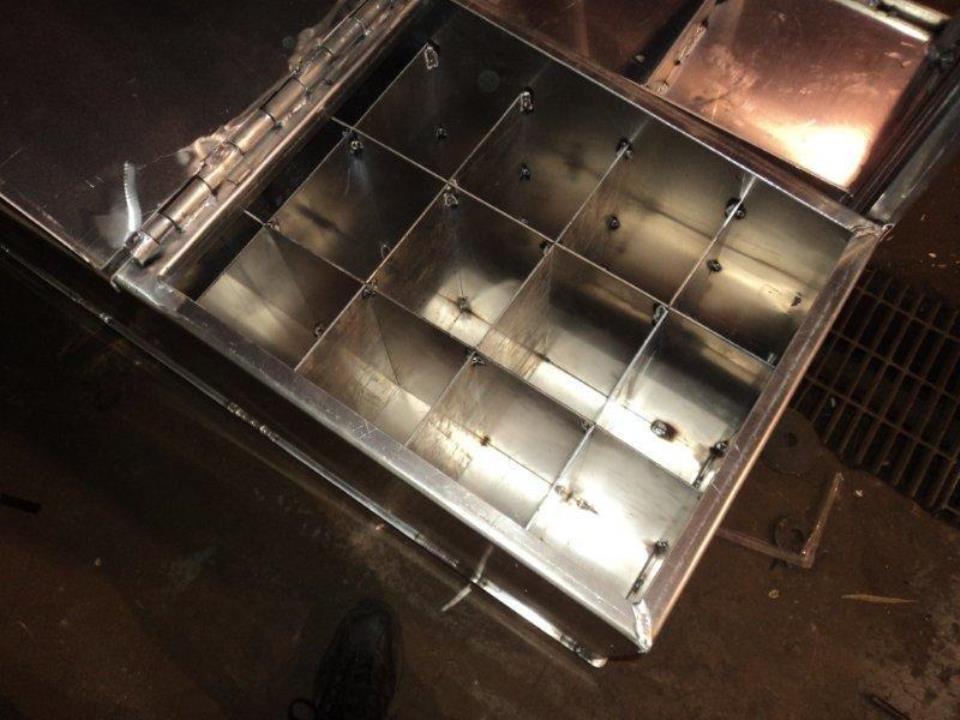 Aluminum Rod Rack with Bit Box